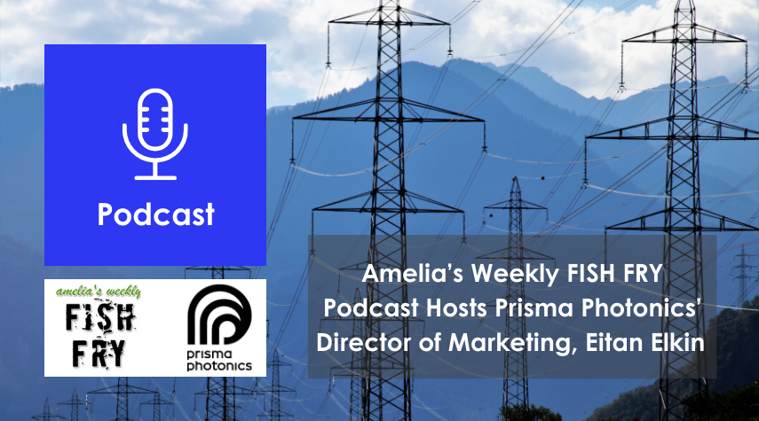 Amelia's Weekly FISH FRY Podcast Hosts Prisma Photonics' Director of Marketing, Eitan Elkin ...